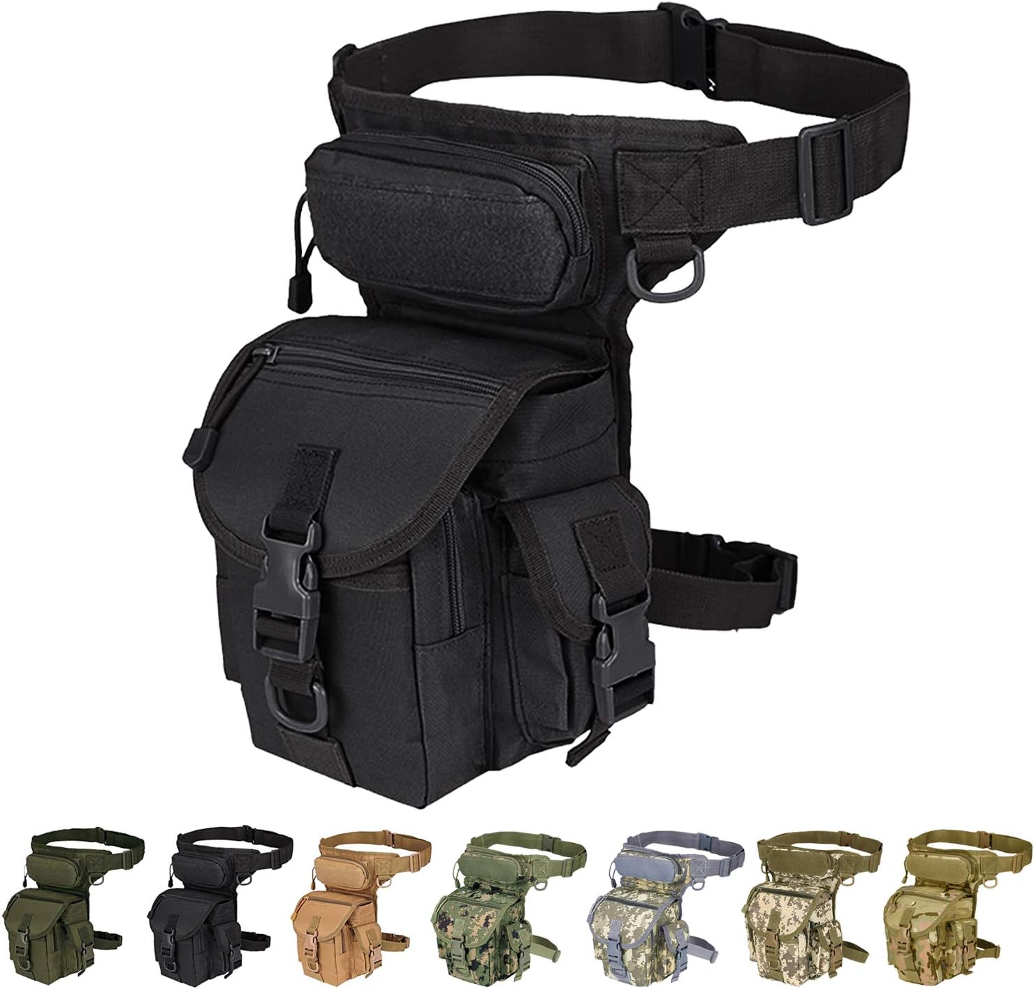 Amazon.com | Innturt Nylon Leg Bag Thigh Bag Leg Pouch Fanny Pack ...