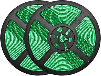 Amazon.com: 32.8ft Green LED Strip Lights, Waterproof IP65 SMD2835 ...