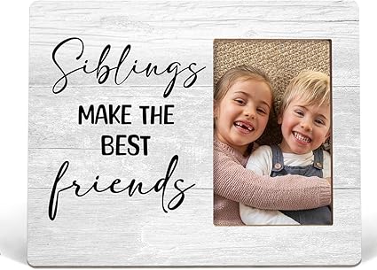 Amazon.com - Lacama Sibling Picture Frame 4x6, Sibling Gifts, Gifts for ...