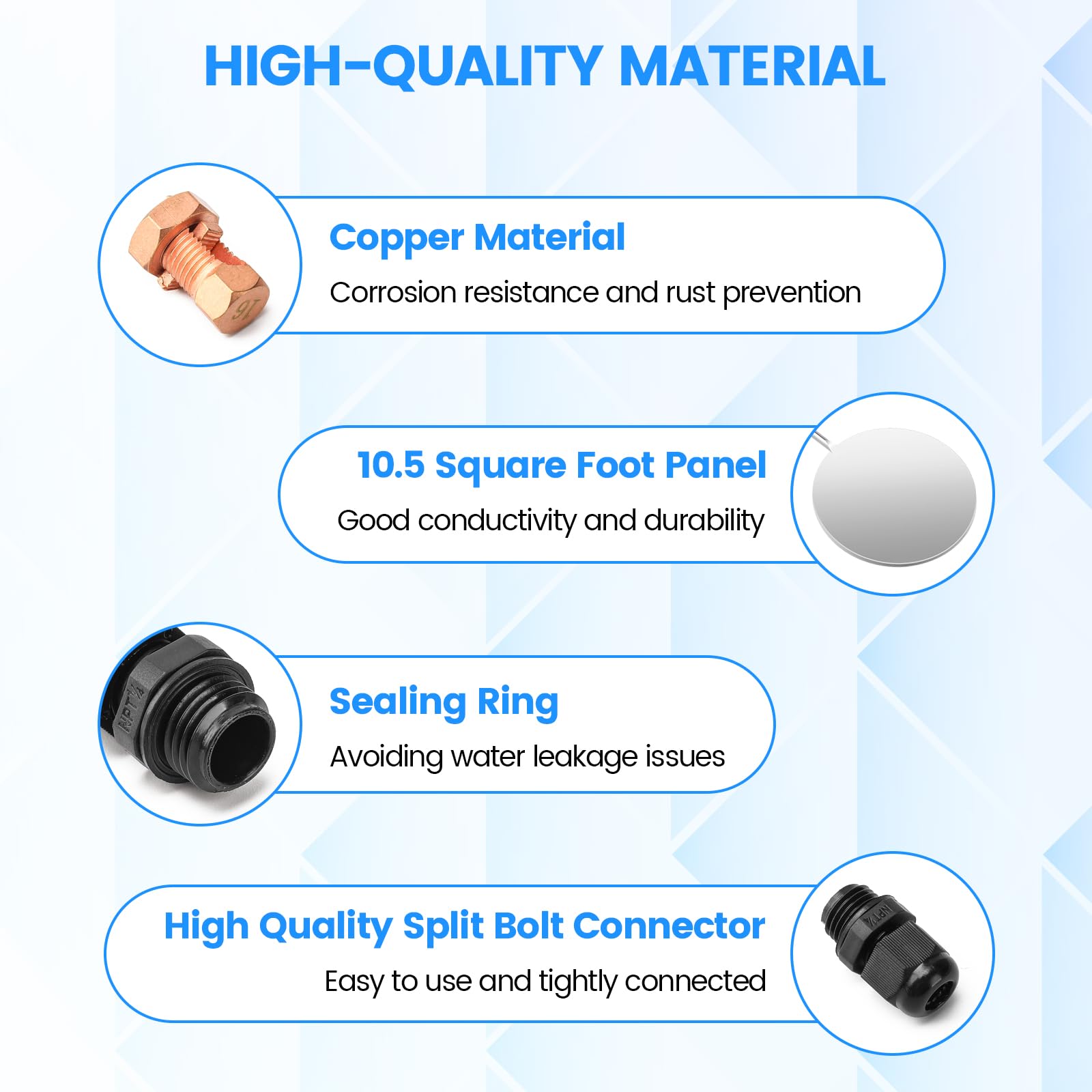 Above Ground Pool Bonding Kit,Briidea Pool Water Bonding Kit, Enhance ...