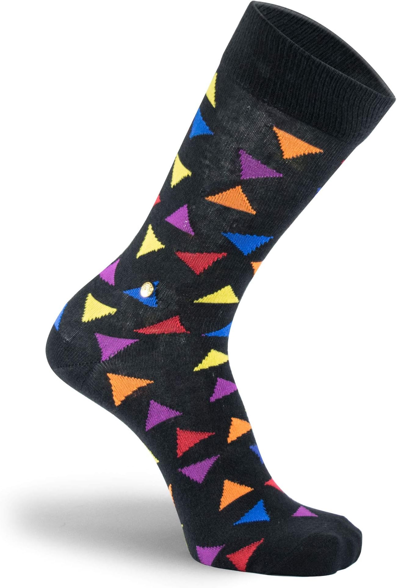 The Moja Club Men's Rainbow Funk Design Socks (Multicolour Free size 7 ...