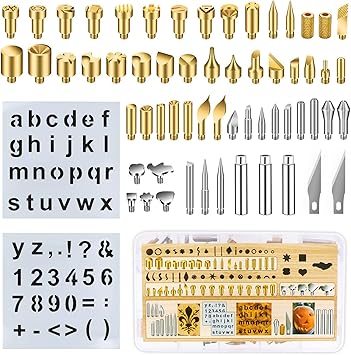 Amazon.com: 62Pcs Wood Burning Tips, Professional Wood Burning Pen Tips ...