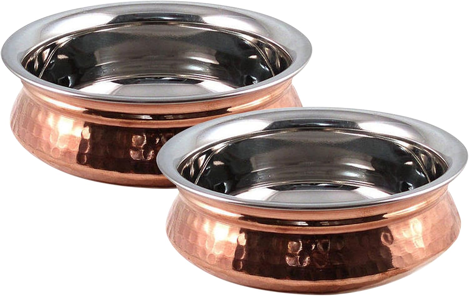 Amazon.com: Set of 2 - Copper Stainless Steel Tableware - Dishes ...