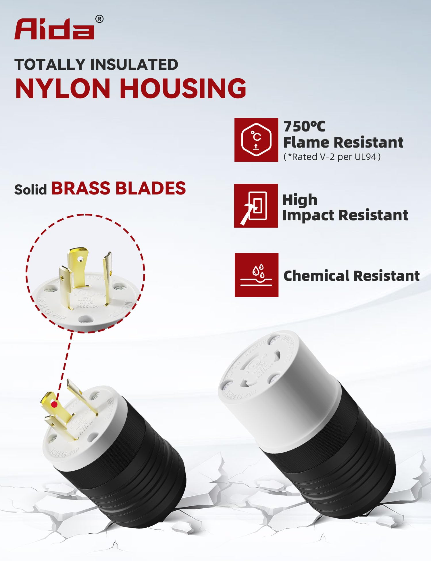 Snapklik.com : NEMA L6-20P & NEMA L6-20R Locking Plug And Connector ...