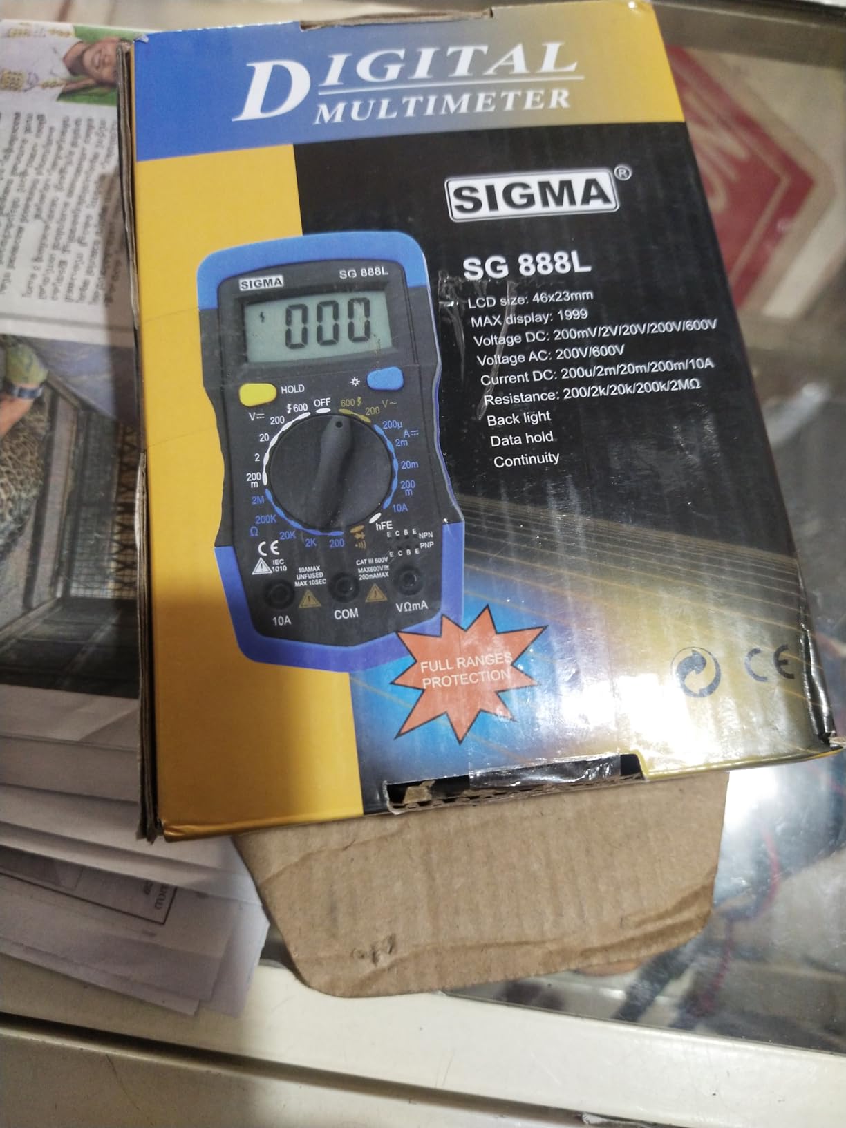 SIGMA Digital Multimeter "SIGMA SG 888L" (With Full Range Protection ...