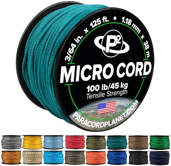 Amazon.com: Paracord Planet Micro Paracord – Thin Braided Cord for ...