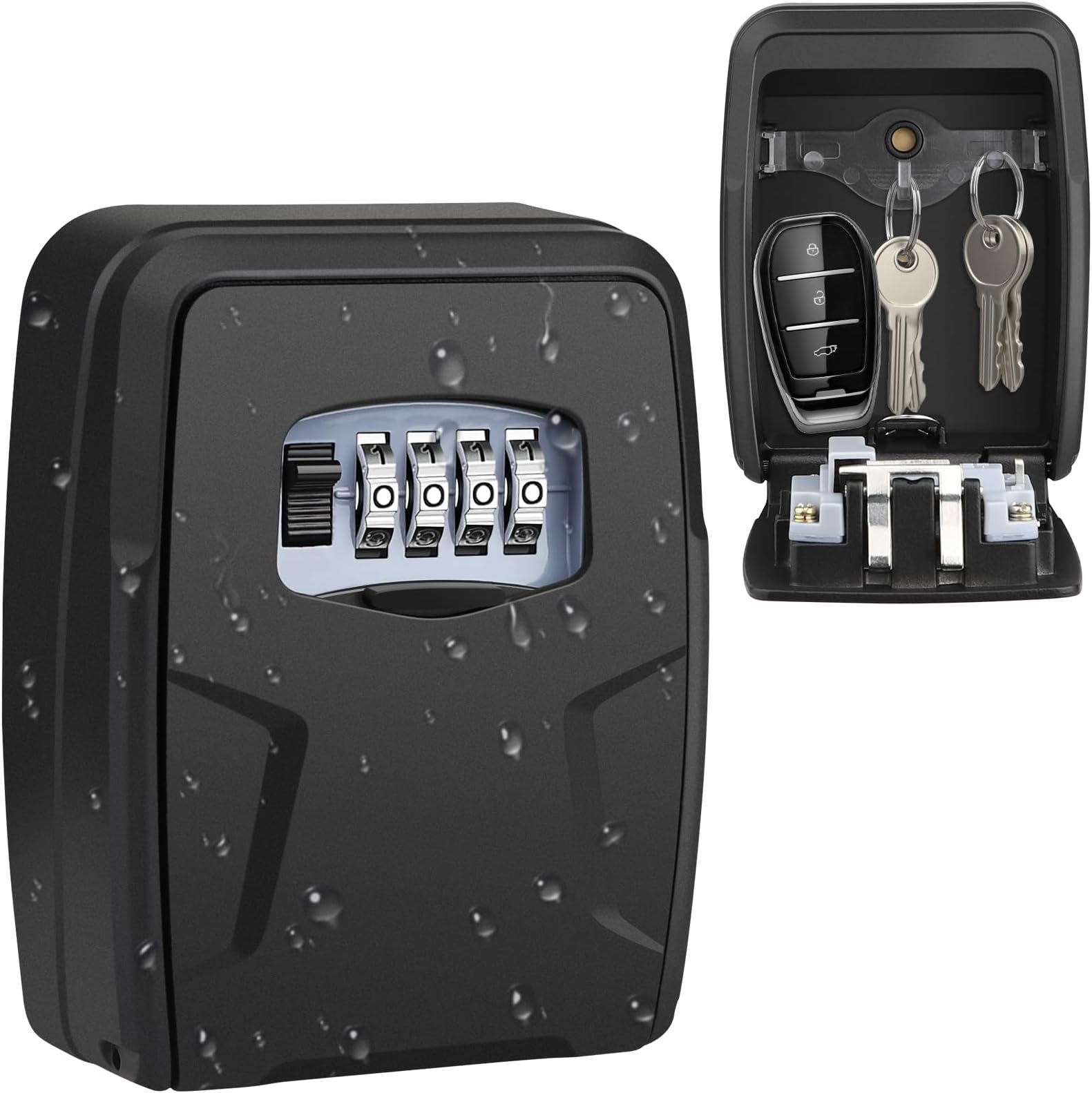 Master Lock Extra Large Key Safe + Retractable Tether [Extra Large size ...