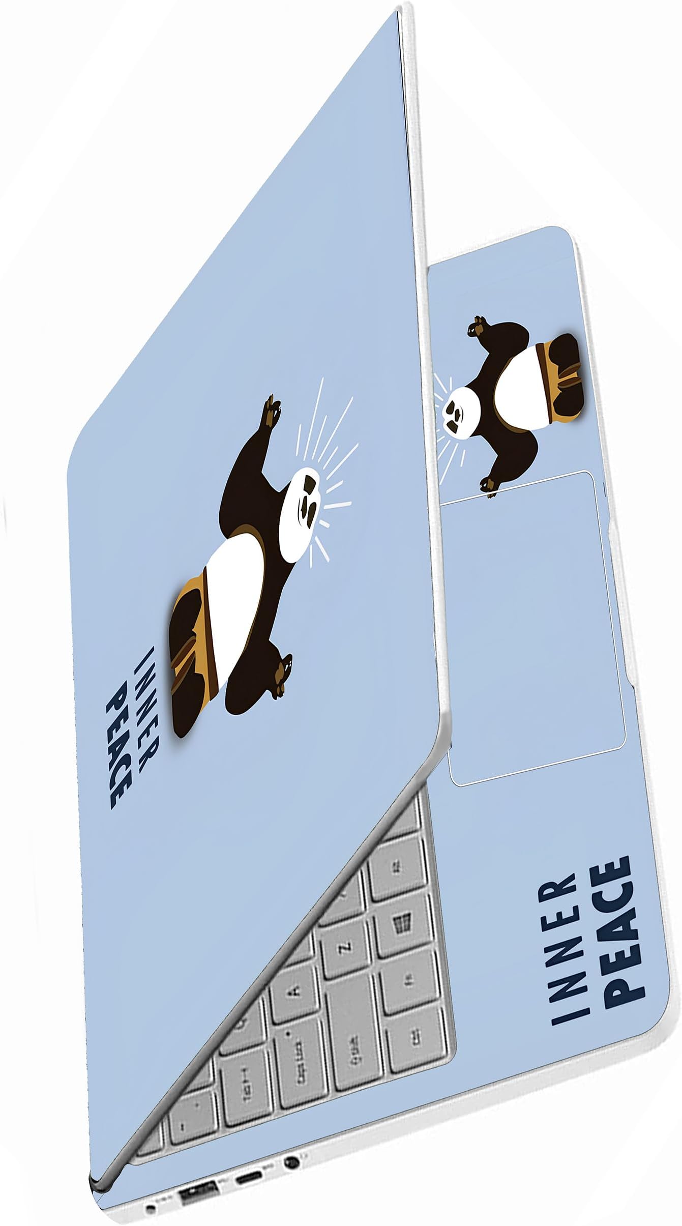 Dzazner HD Printed Full Body Laptop Skin Sticker Vinyl Fits for Size ...