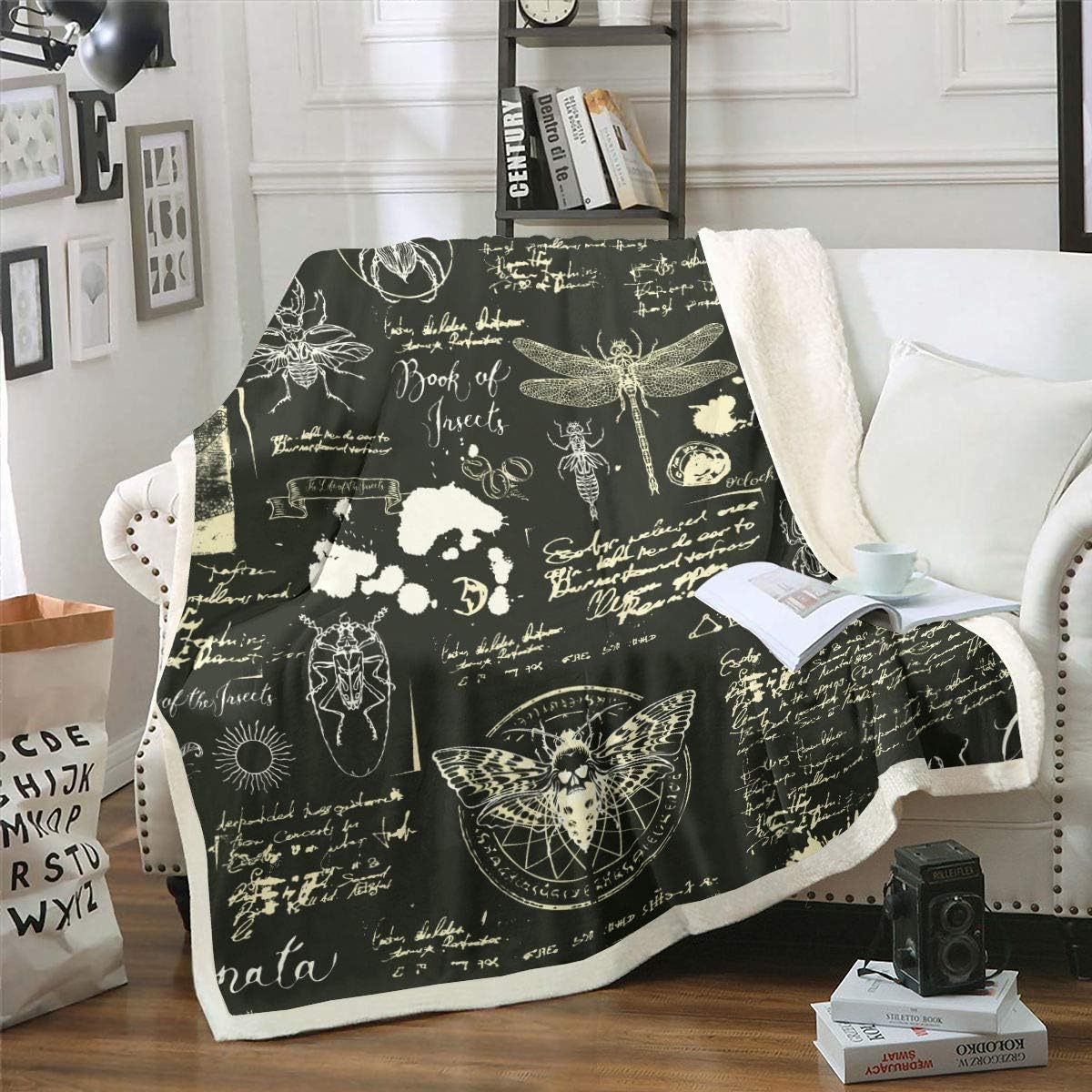 Amazon.com: Biology Chalk Blackboard Blanket Throw Throw 50"x60 ...