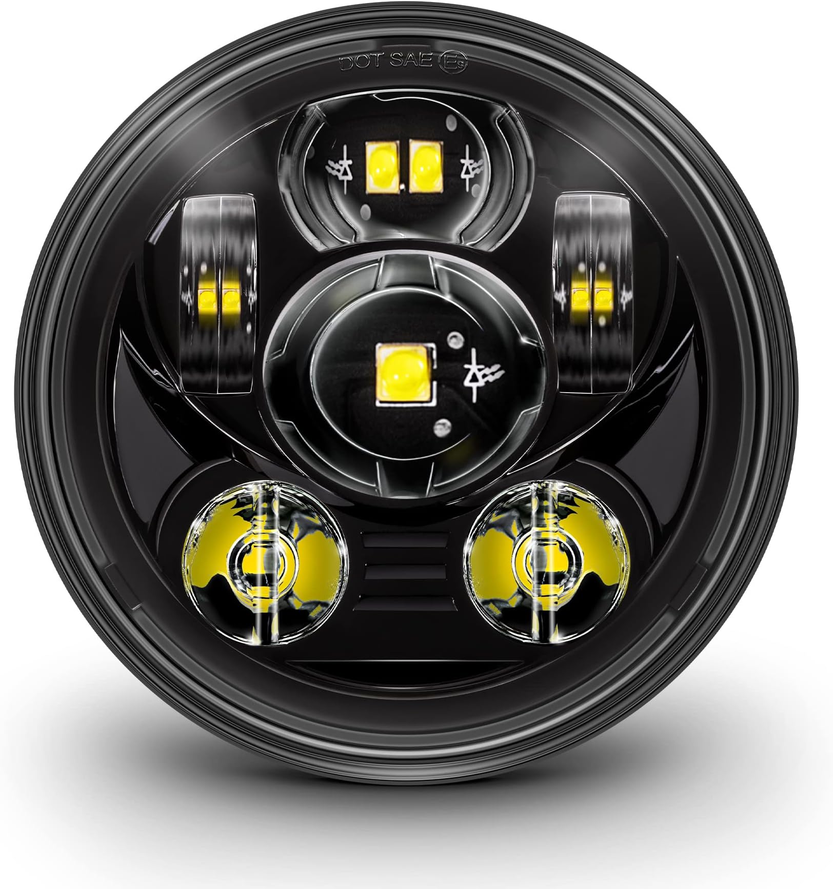 Amazon.com: TRUE MODS 5.75" (5 3/4) LED Headlight For Harley Davidson ...