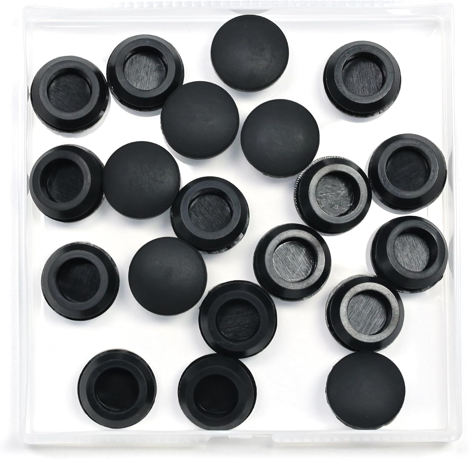 20 Pcs 14 mm Silicone Rubber Plugs Snap in Locking Hole Plugs for 14-15 ...