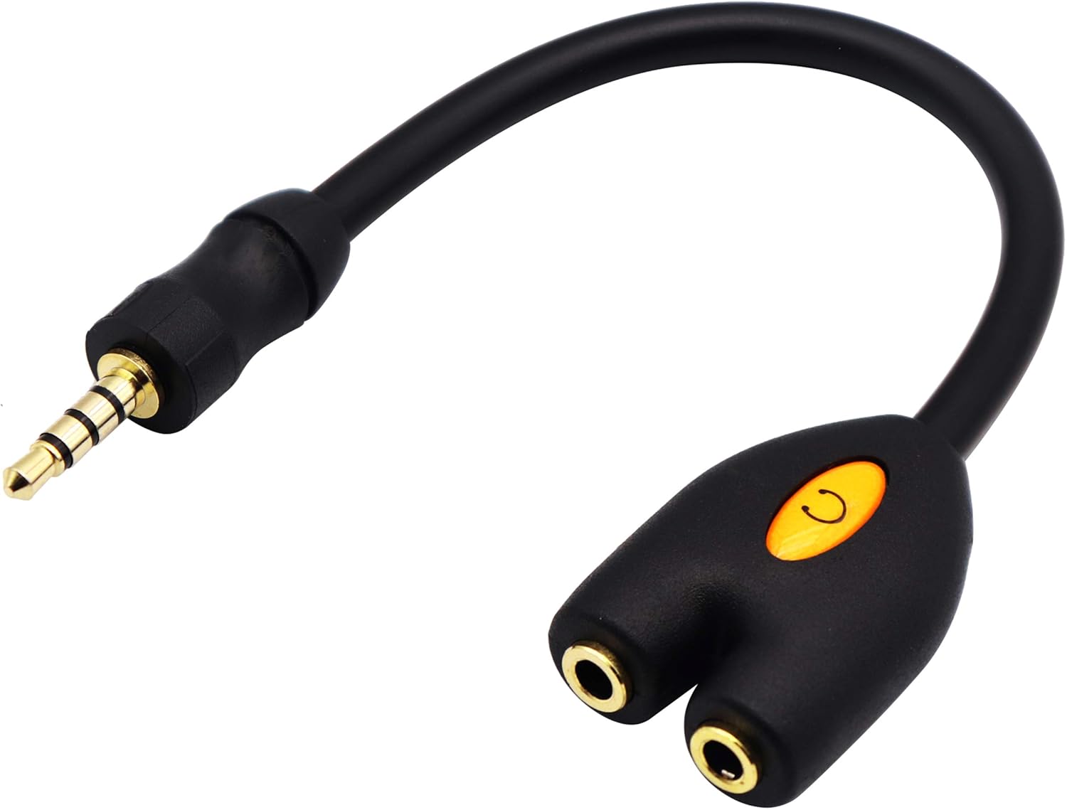 Amazon.com: zdyCGTime 3.5mm Audio Headphone Y Splitter Cable 4-Pole 3 ...