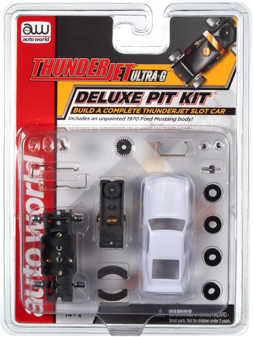 Amazon.com: AW Auto World Thunderjet Deluxe Pit Kit (Ford Mustang Body ...