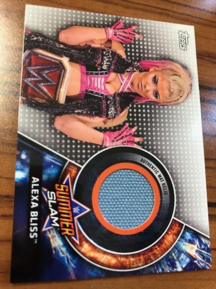 Amazon.com: 2018 Topps WWE SummerSlam 2017#SMR-AB Alexa Bliss mat relic ...