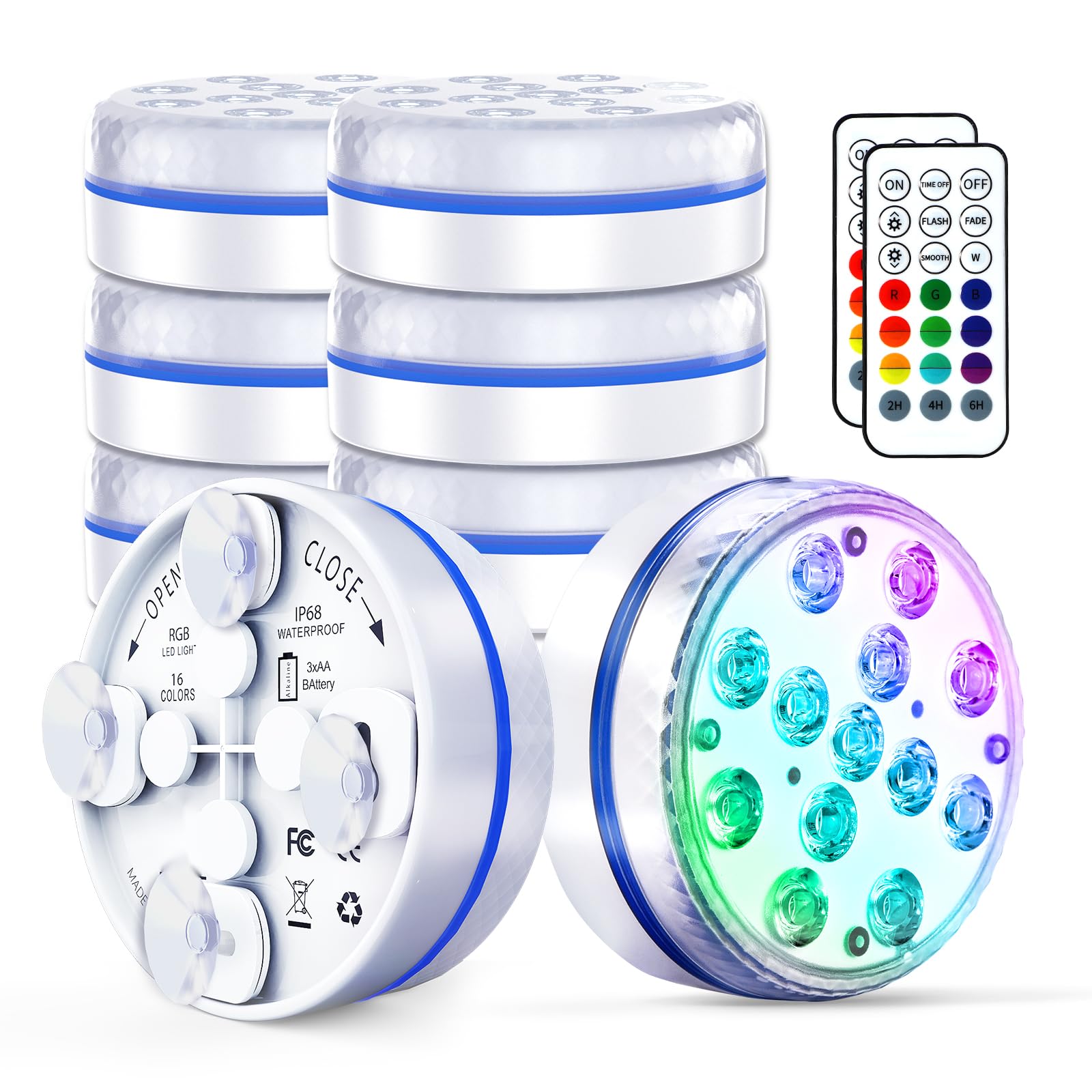 Snapklik.com : Submersible Led Lights For Above Ground Pools Waterproof ...