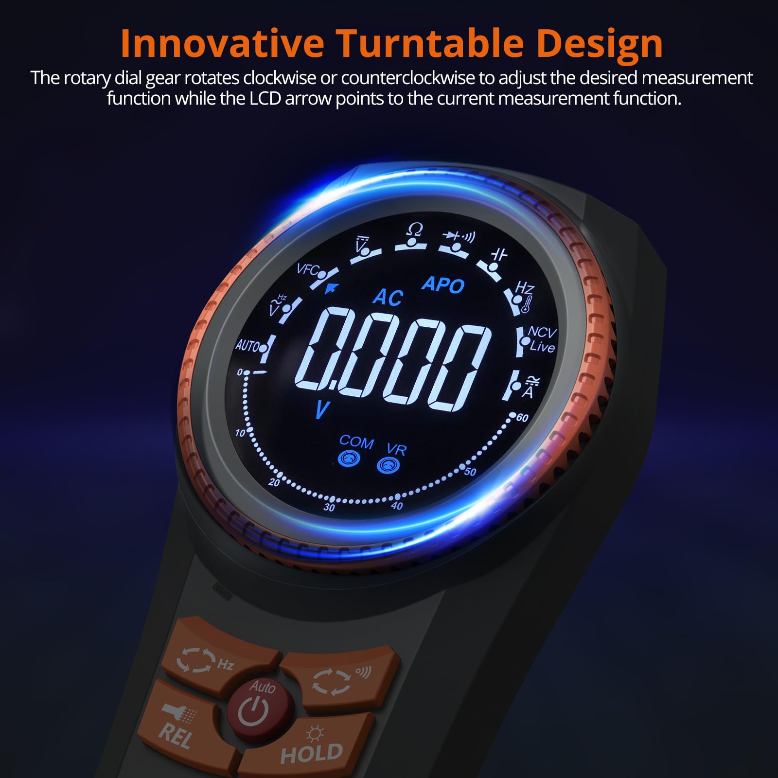 Snapklik.com : Digital Multimeter 6000 Count Smart Meter TRMS Color ...