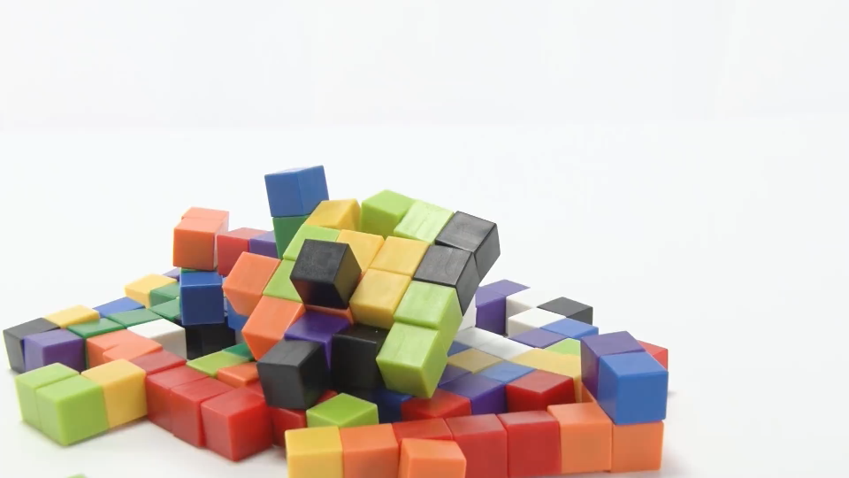 Watch 54 PCS Magnetic Building Blocks, Large 3D Magnet Cube Toys on ...