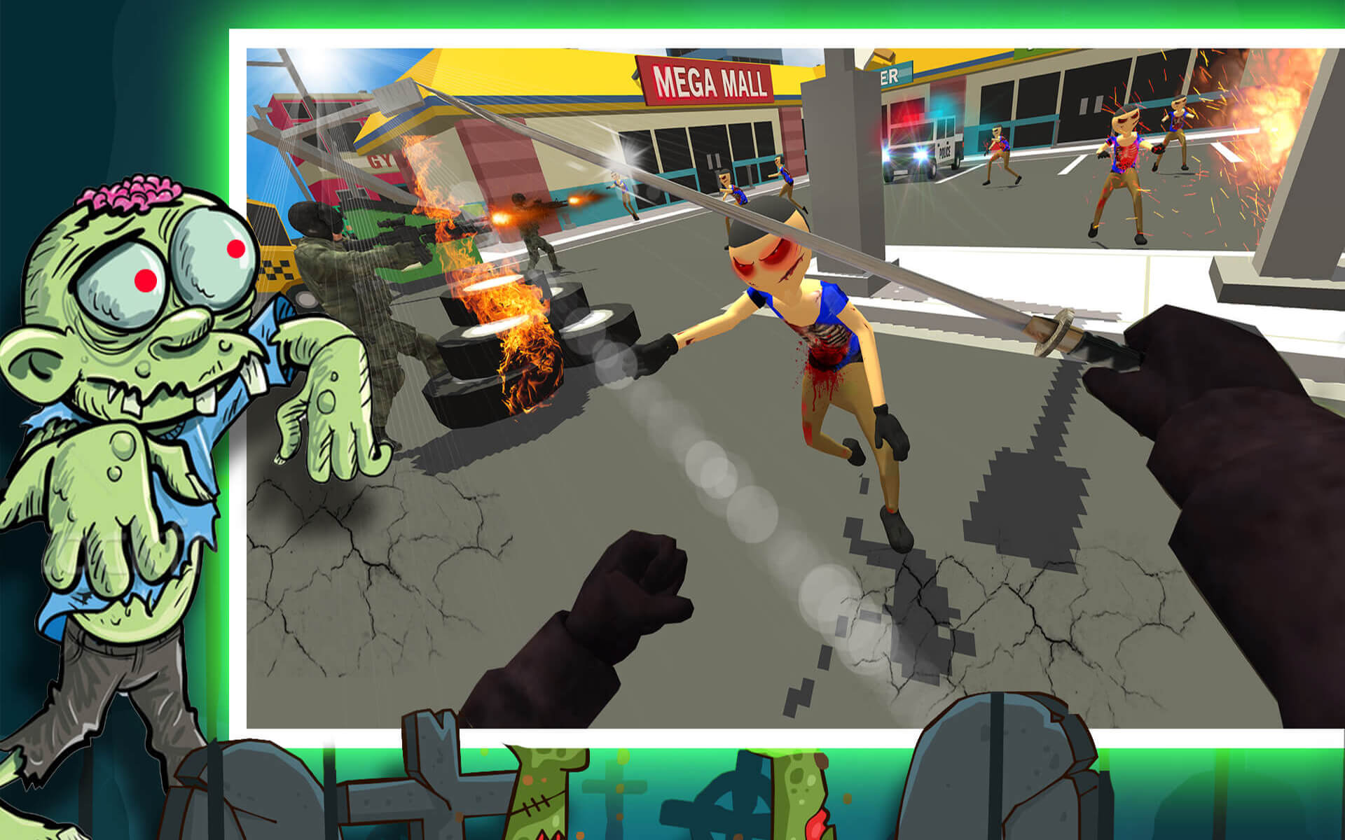Zombie War Stickman Fighting : FPS Shooting Game - App on Amazon Appstore