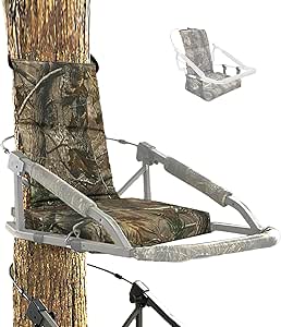 Amazon.com: Premium Tree Ladder Stand Seat - Adjustable Strap ...