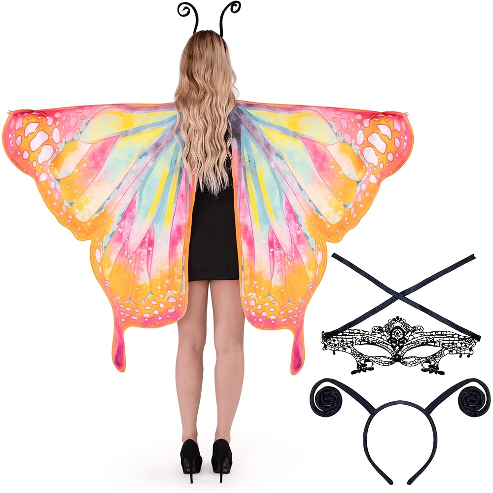 $4/mo - Finance Spooktacular Creations Butterfly Wing Cape for Women ...