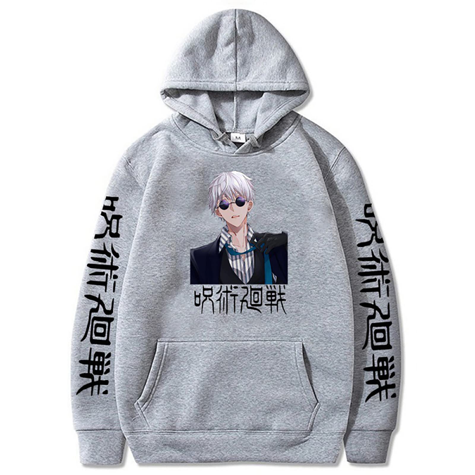 Buy XSLGOGOAnime Jujutsu Kaisen Hoodie Gojo Satoru Pullover Japanese ...