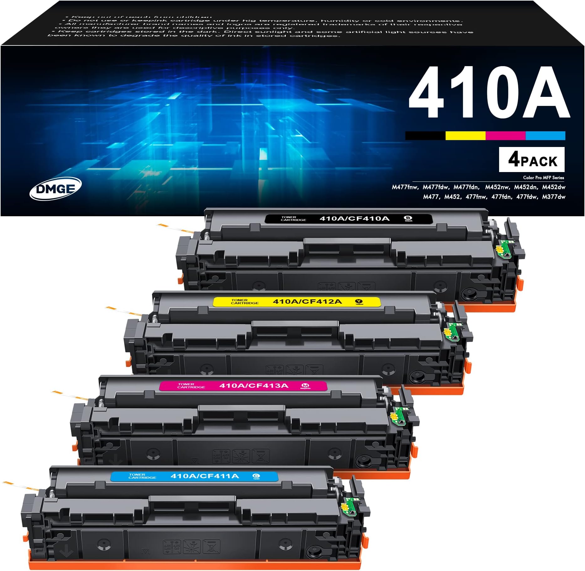 Amazon.com: HP 410X Black High-yield Toner Cartridge | Works with HP ...