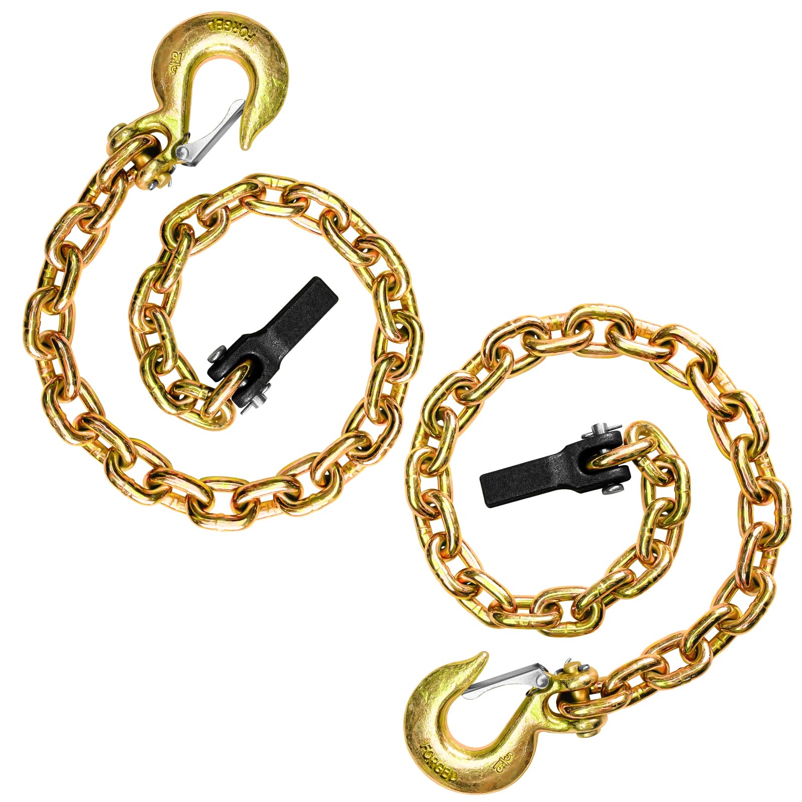 Snapklik.com : SALIFTFE Tow Chain Kit 2-Pack, Grade 80 35-Inch Trailer ...