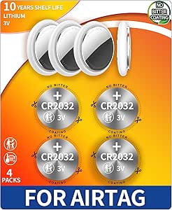 Amazon.com: Knmipm Replacement Batteries for Apple AirTag - Perfectly ...
