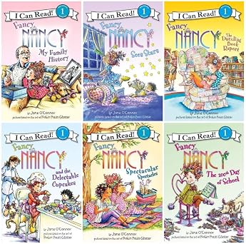 Fancy Nancy Six Book Super Reader Set (I Can Read Book 1) (Includes ...