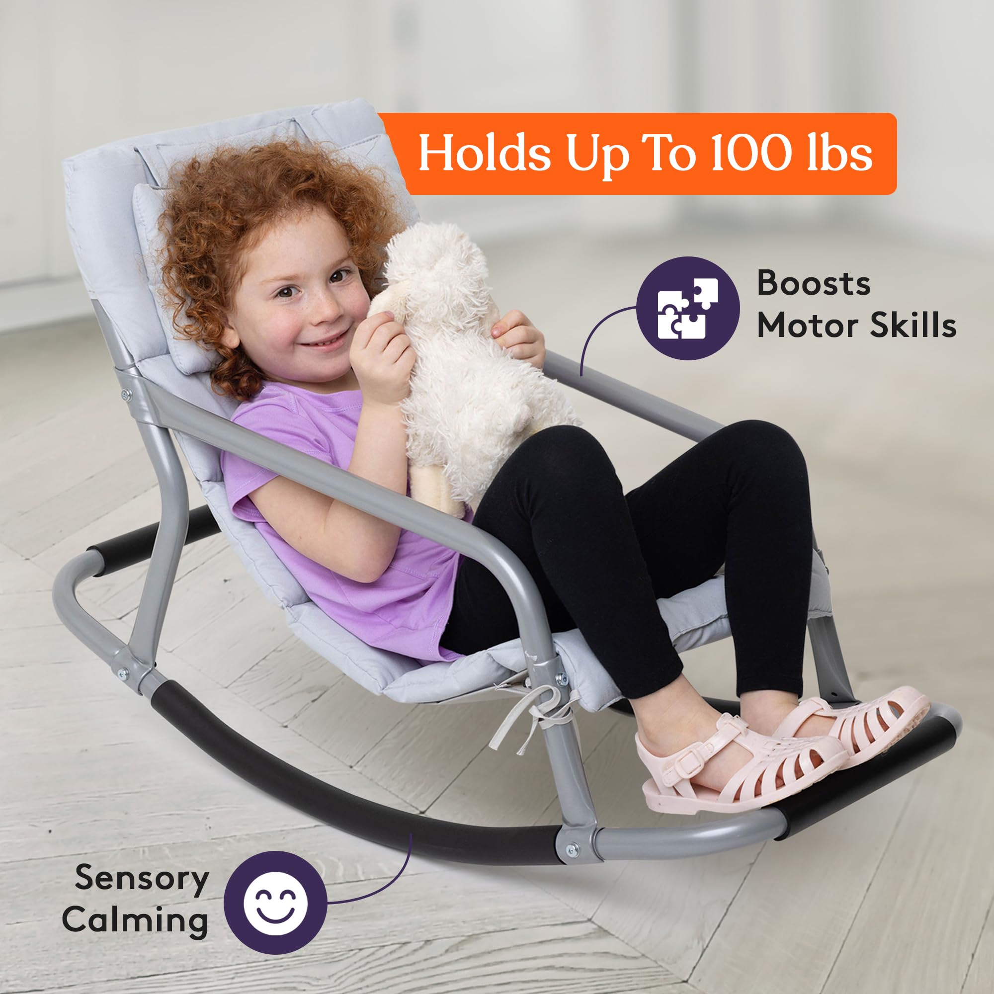 Adhd Chair Bright Autism Rocking Chair For Kids 9-12 Years - Sensory ...