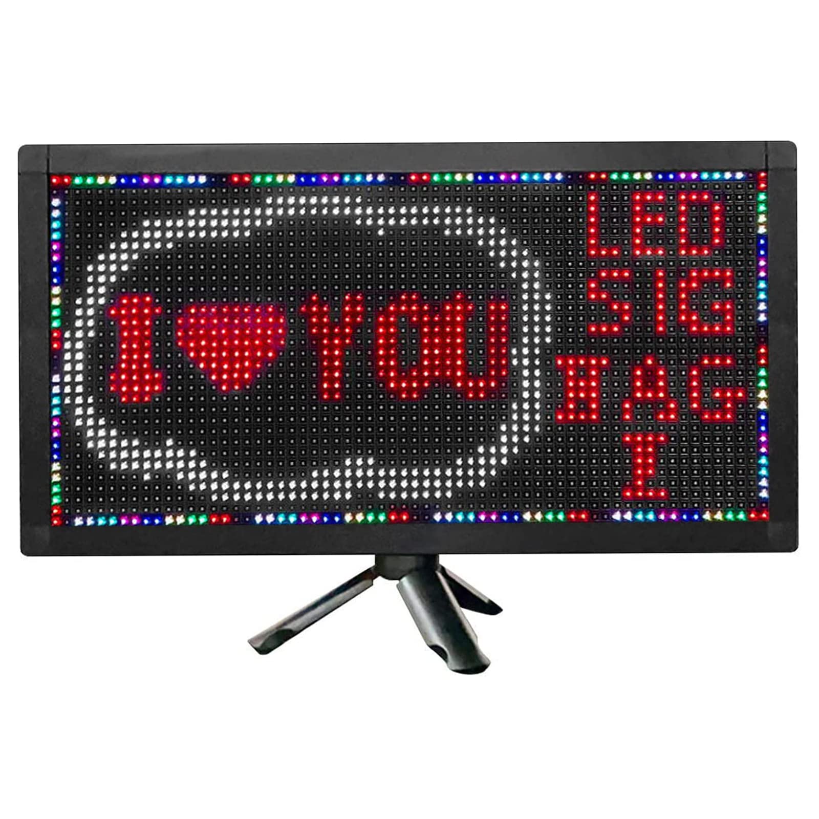 CX P5 RGB LED Scrolling Sign 14â€˜â€™x 7.5â€™â€™ WiFi LED Signs Display ...