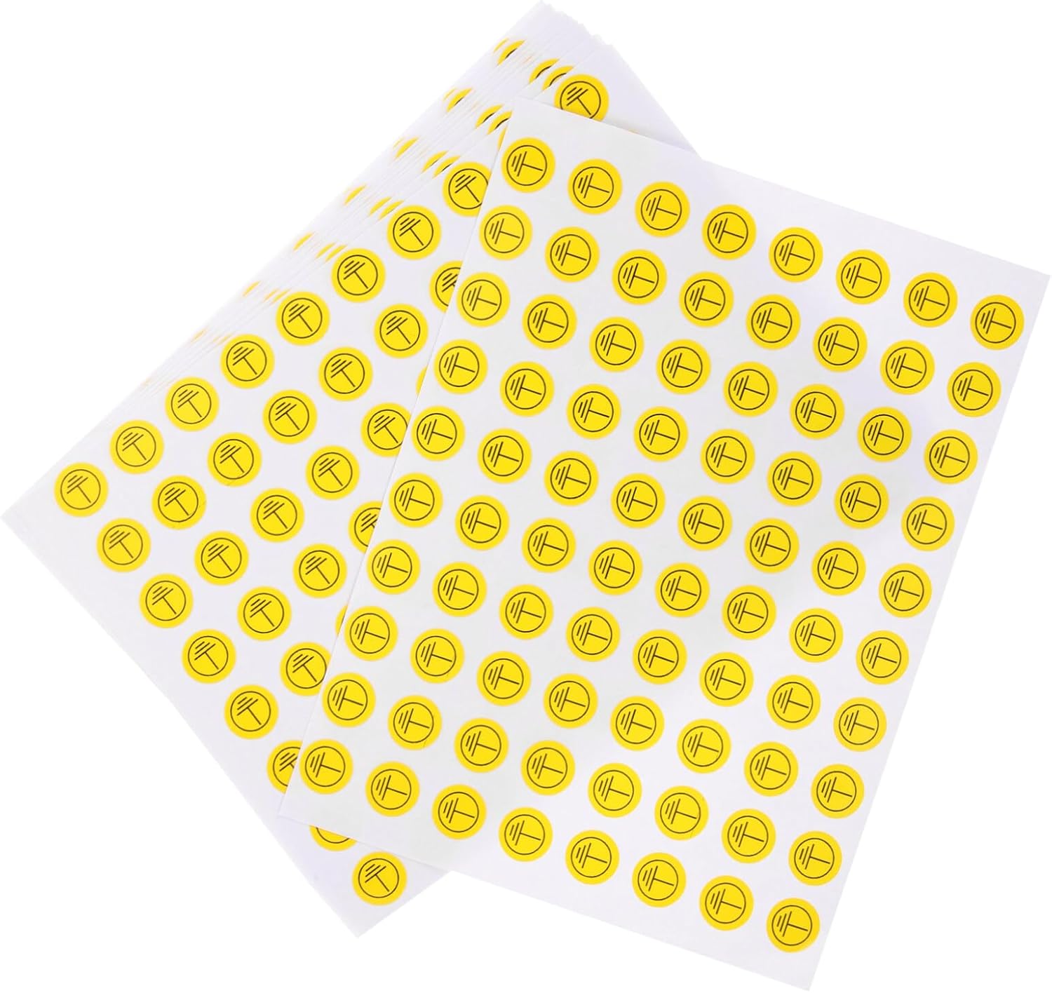 Gatuida Ground Symbol Stickers 800pcs Safety Protective Earth ...