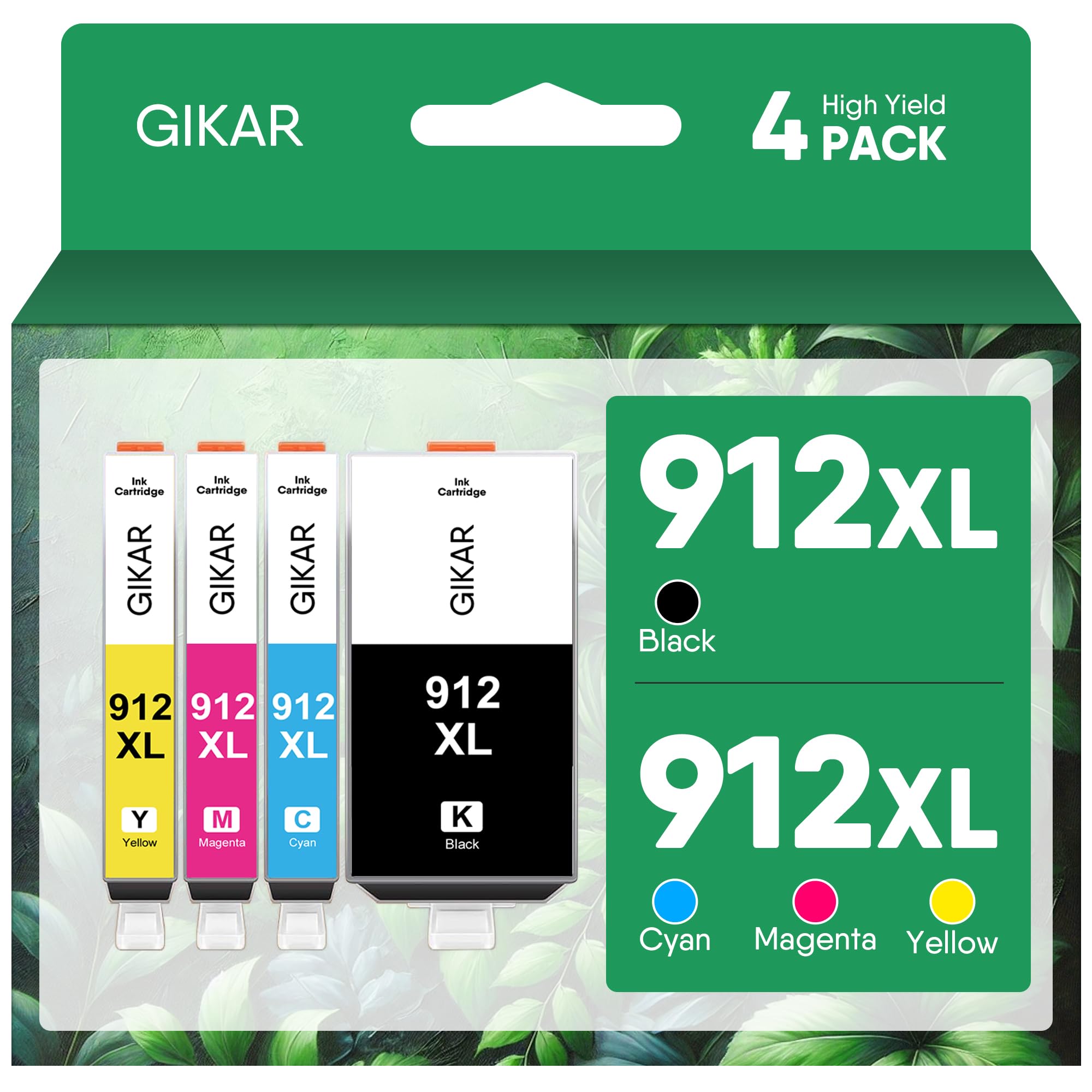 912XL Ink Cartridges Multipack Replacement for HP 912 XL Ink Cartridge ...
