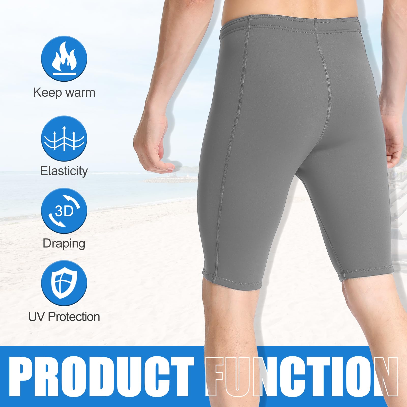Snapklik.com : FLEXEL Wetsuit Shorts Pant For Men And Women, 2mm Purple ...