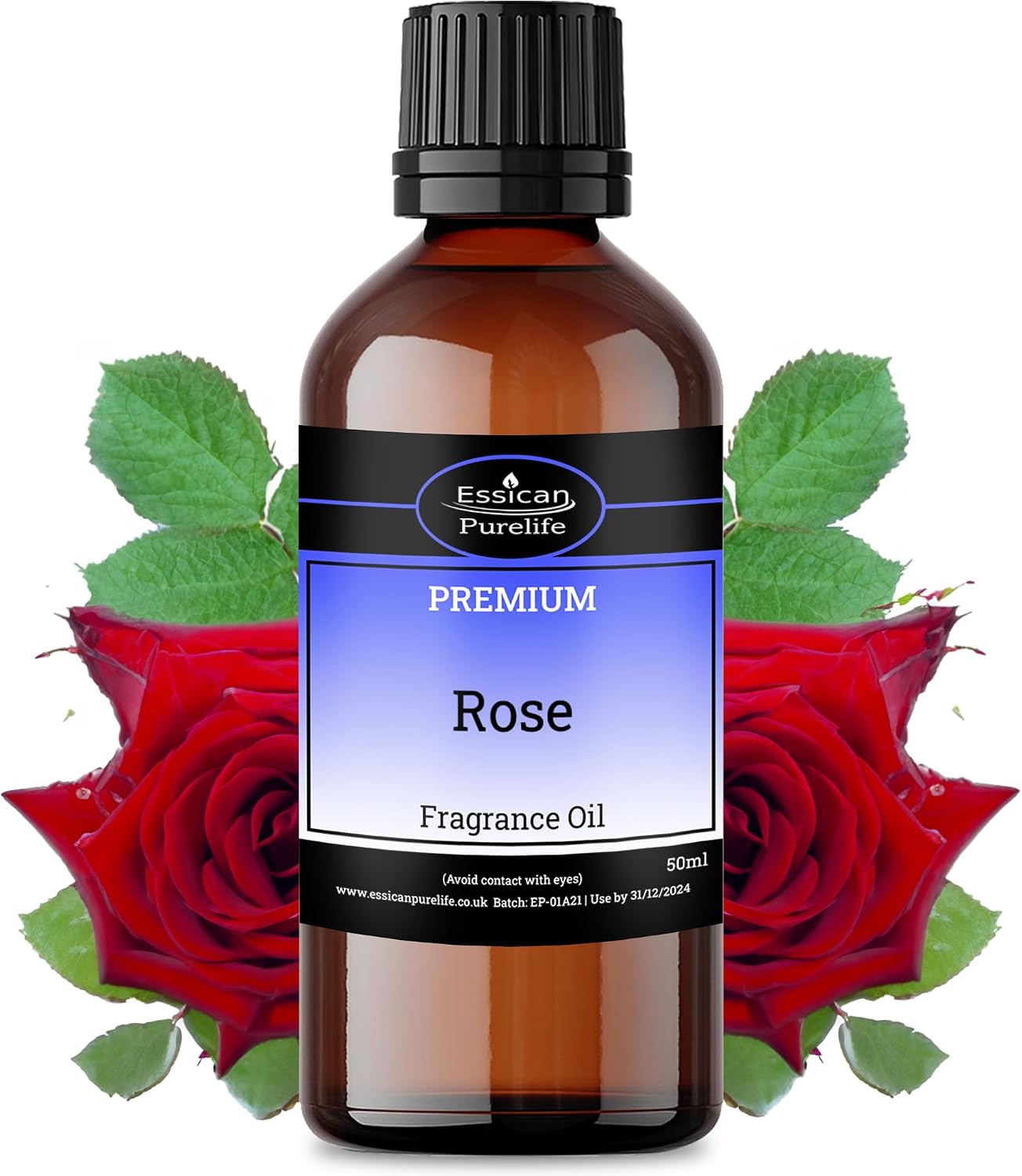 Rose Fragrance Oil, Pure Rose Oil for Soaps Making, Candles, Bath Bombs ...