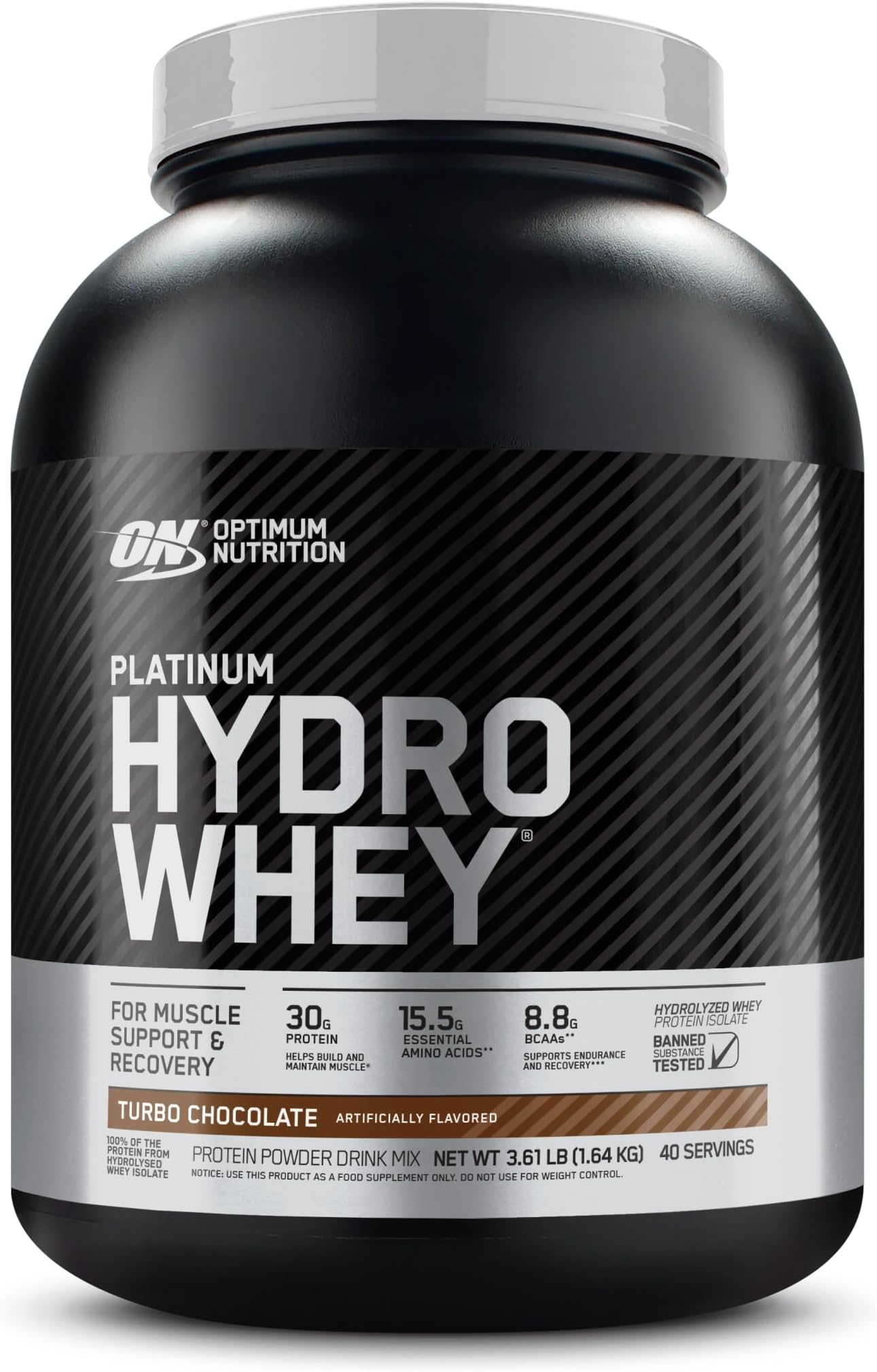 Amazon.com: Optimum Nutrition Platinum Hydrowhey Protein Powder, 100% ...