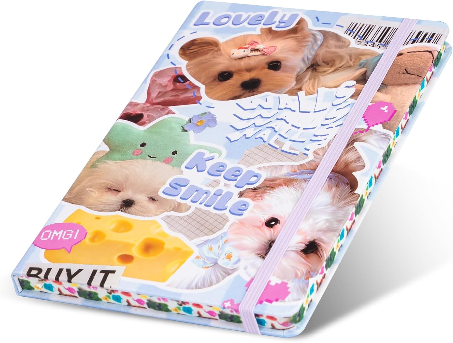 Amazon.com: LOKAPEGY College Ruled Notebook for School, Pretty Cute ...