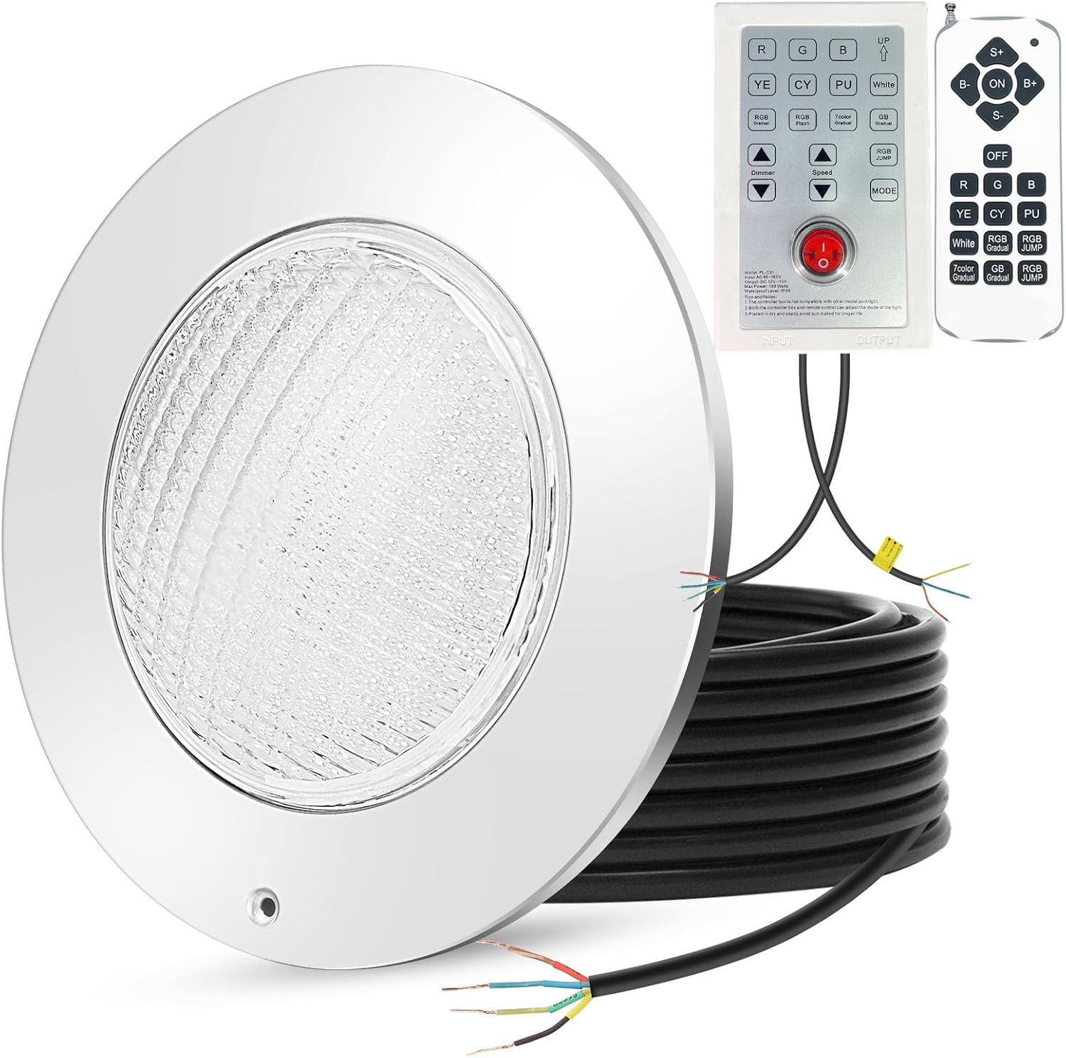 Amazon.com : Tandanic Color Changing LED Pool Light with Remote ...