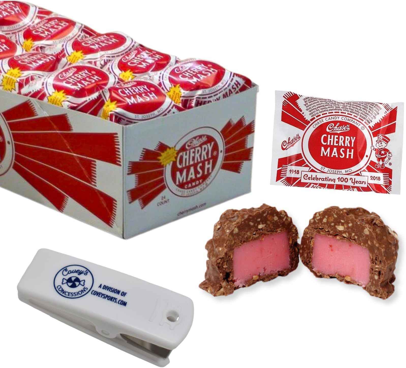 Amazon.com : Mini Cherry Mash Candy Bars 5LB Bag : Candy And Chocolate ...