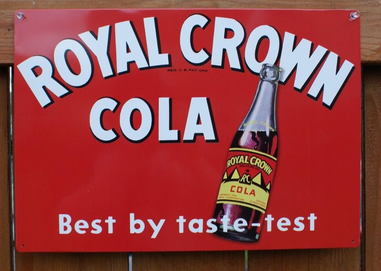Amazon.com: Royal Crown Cola Soda Tin Sign 13 x 17in : Industrial ...