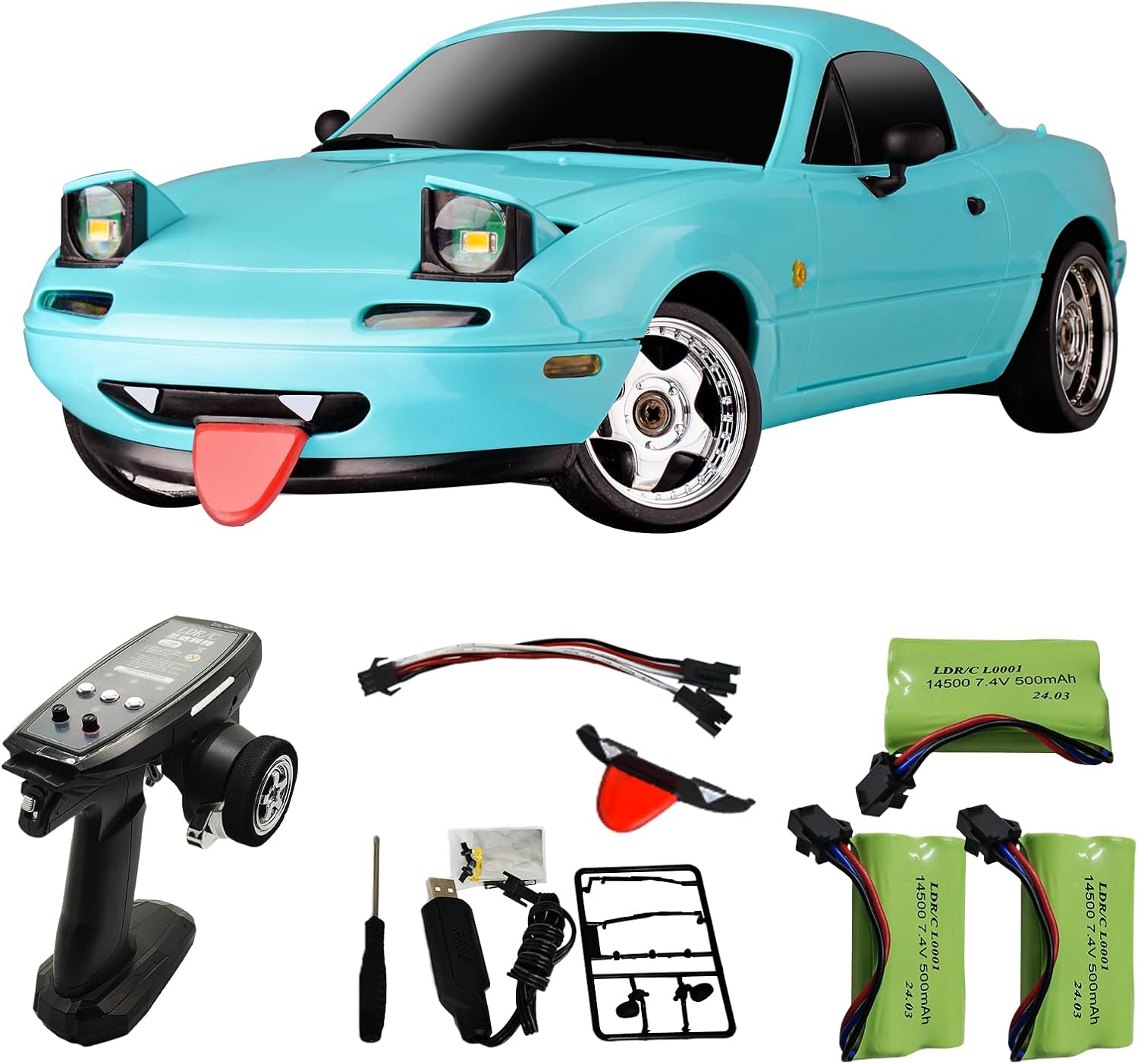 Amazon.com: Skymaker RC Drift Car 1/18 Miata Mazda MX-5 Model 2.4GHz ...