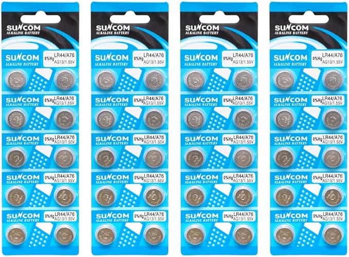 Amazon | A-ITEM SUNCOM アルカリボタン電池 LR44 (10粒×4シート) | A-ITEM | 乾電池