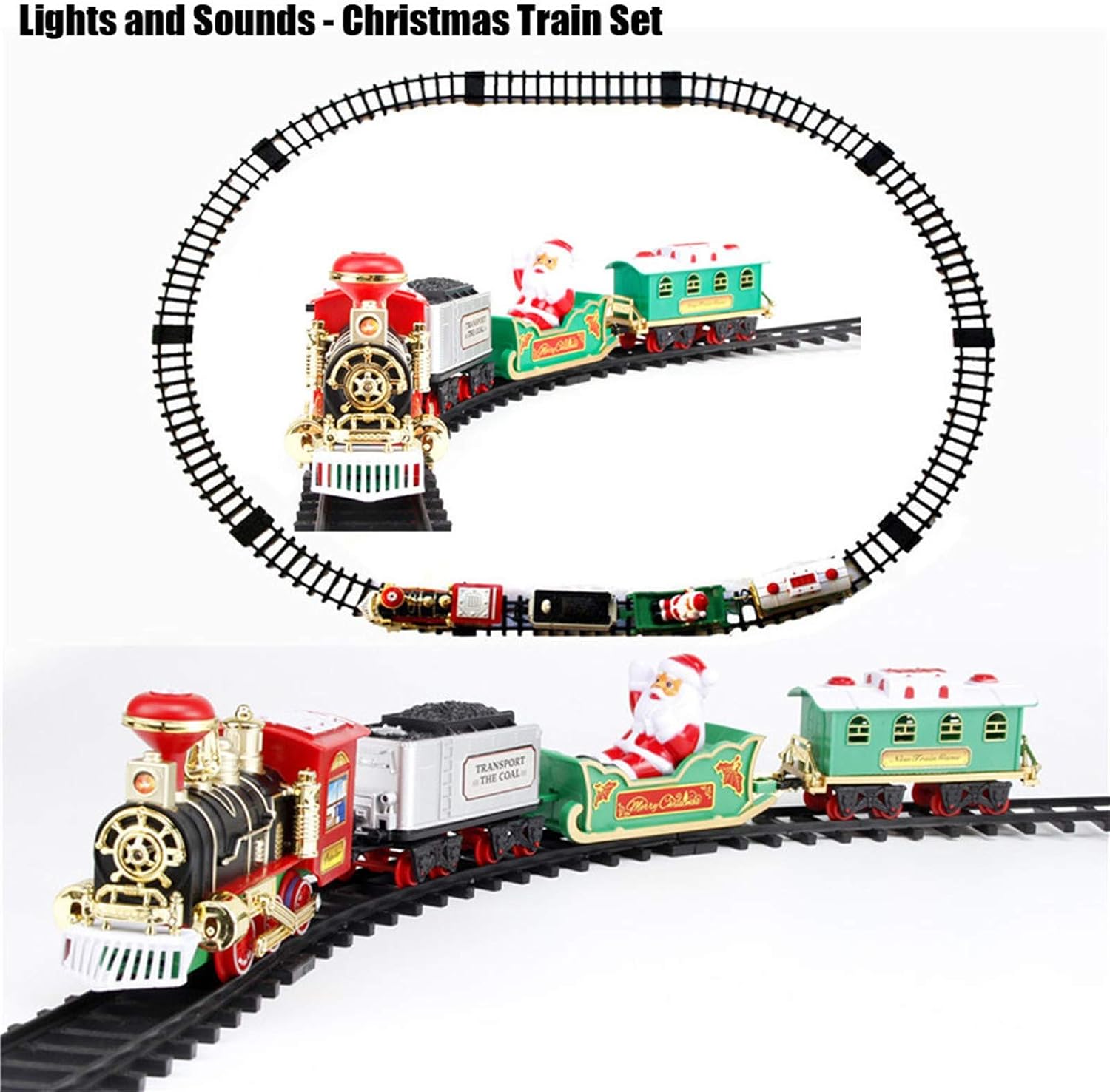 Remote Control Toy Train with Lights and Sounds, Train Toy for Boys ...