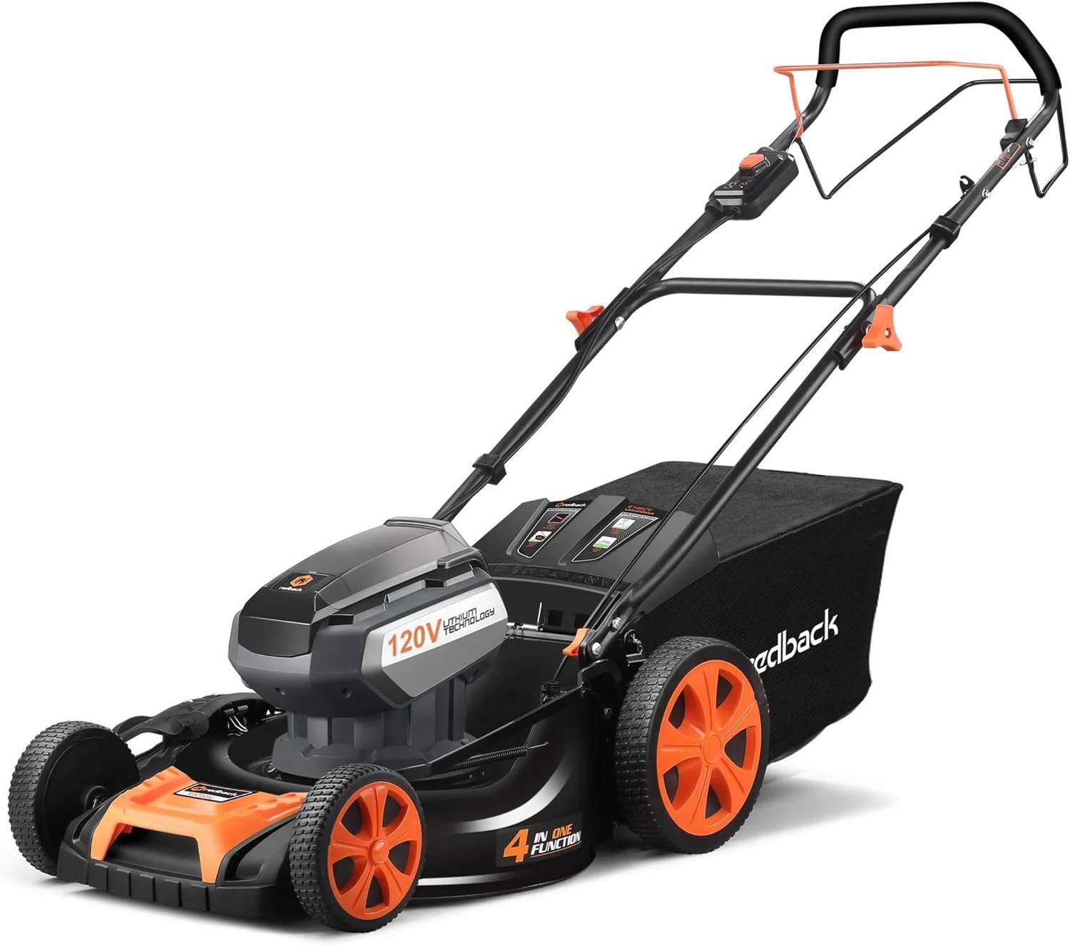 Amazon.com : Redback 120V Electric Cordless 21" Lawn Mower Brushless ...