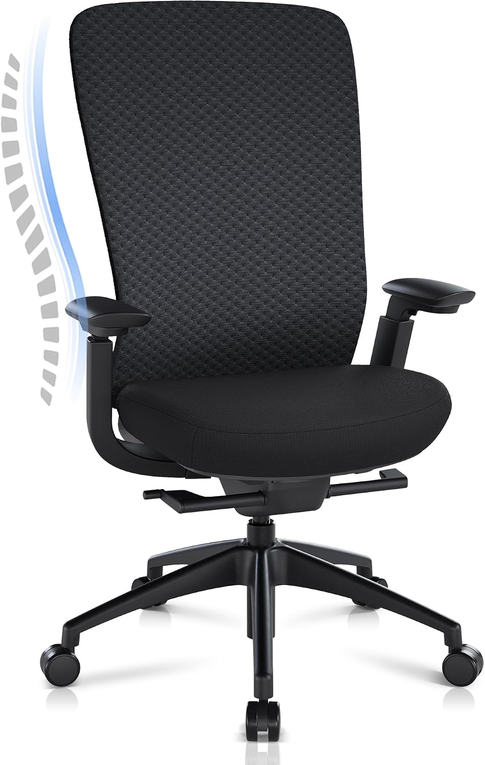 Amazon.com: Ergonomic Office Chair 4D Adjustable Armrests & Seat Depth ...