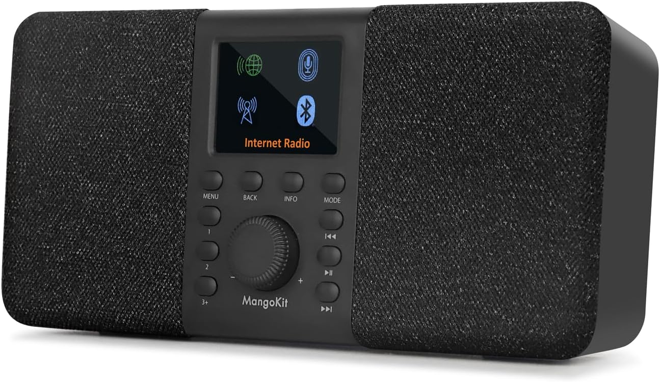 SR20 Smart Internet Radio with WiFi,Podcast Player, Bluetooth Speaker ...