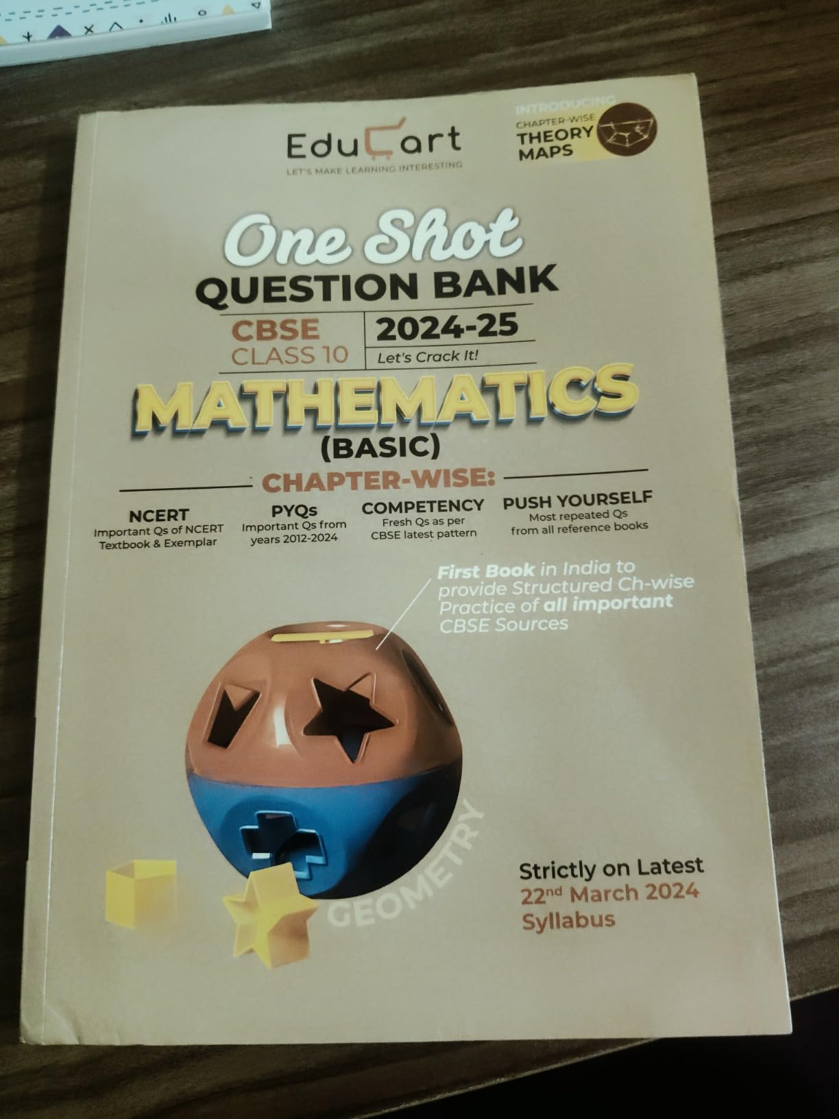 (IMPORTANT Qs, ALL TOPICS) Educart CBSE Class 10 MATHEMATICS BASIC One ...