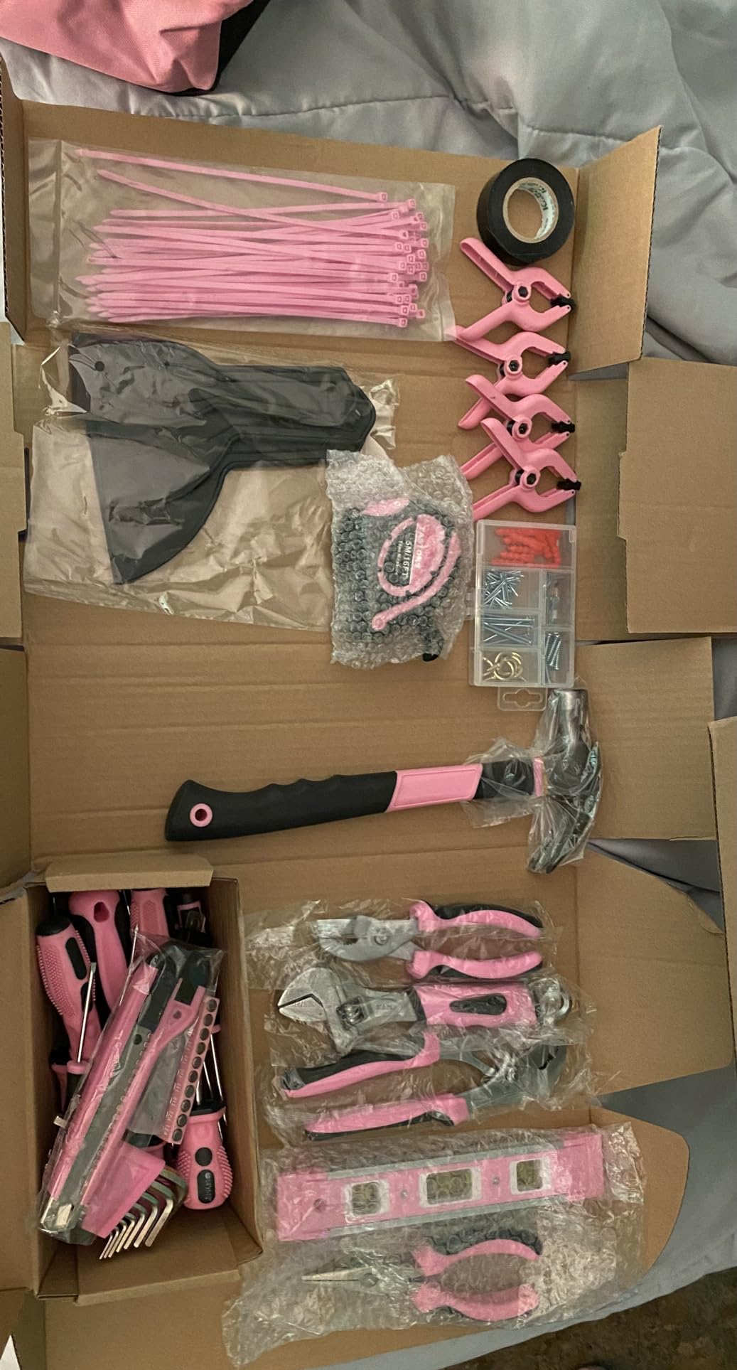 $9/mo - Finance Pink Tool Set,ACOSEA 223-Piece Tool Sets for Women,Tool ...