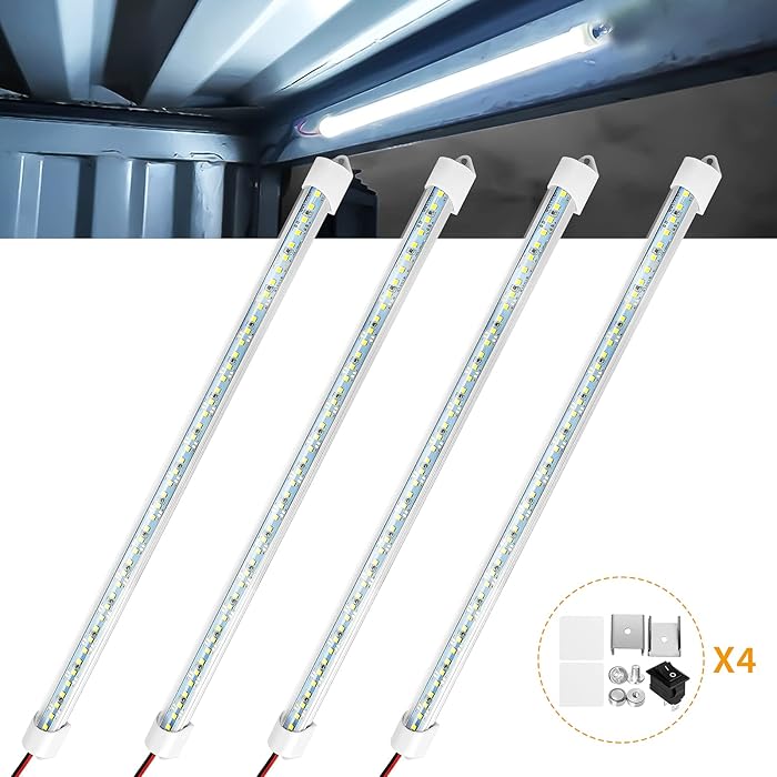 Buy Linkstyle Interior LED Light Bar 12V 48 LEDs Interior Light Bar ...