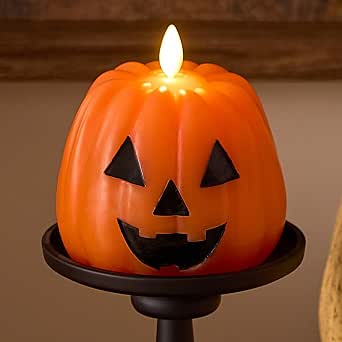 Amazon.com: Luminara Flickering Flameless 4" x 4.3" Candle, Battery ...